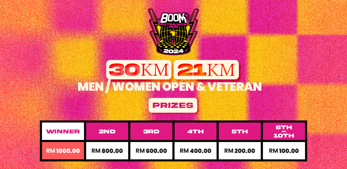 BOOM+ PUTRAJAYA RUN 2024 · Streamlining Ticketing, Enhancing Live Commerce.